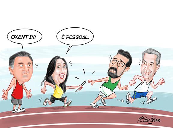 Charge: ‘Passando o bastão’