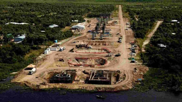 Obra da ponte sobre o Rio Paraguai (Chico Ribeiro, Assegov)