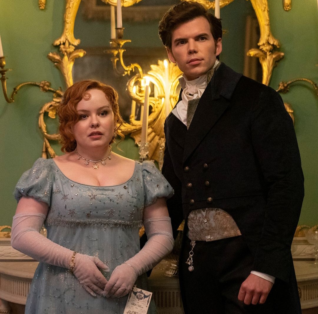 Nicola Coughlan e Luke Newton, o casal Polin de 'Bridgerton' , estão no ...