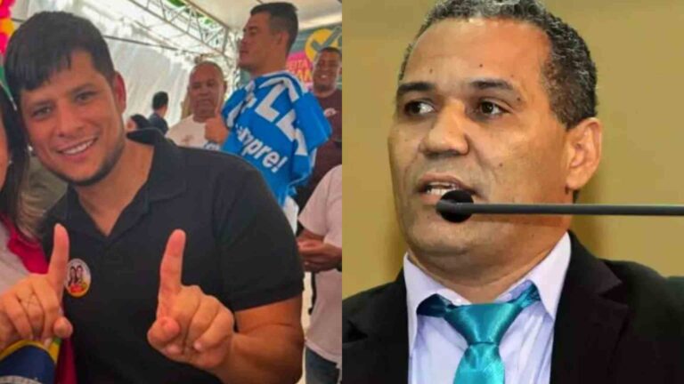 Ex-vereadores Tiago Vargas e Chiquinho Telles, ambos do PP. (Reprodução ...