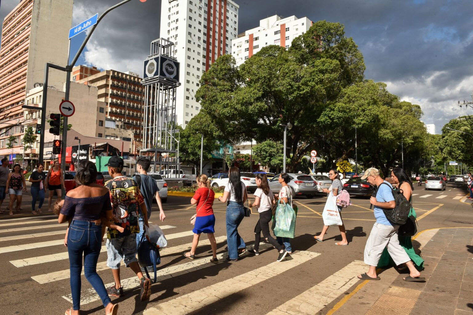 Centro de Campo Grande. (Foto: Divulgação, PMCG)
