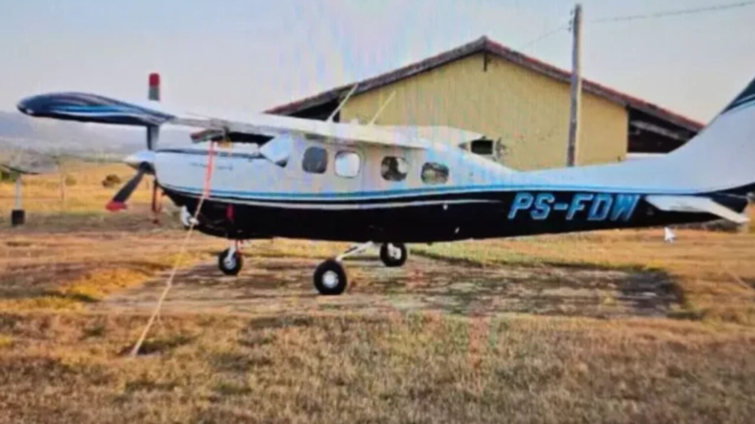 Aeronave Modelo C210 era pilotada pelo fazendeiro. (Reprodução, TH+Portal)
