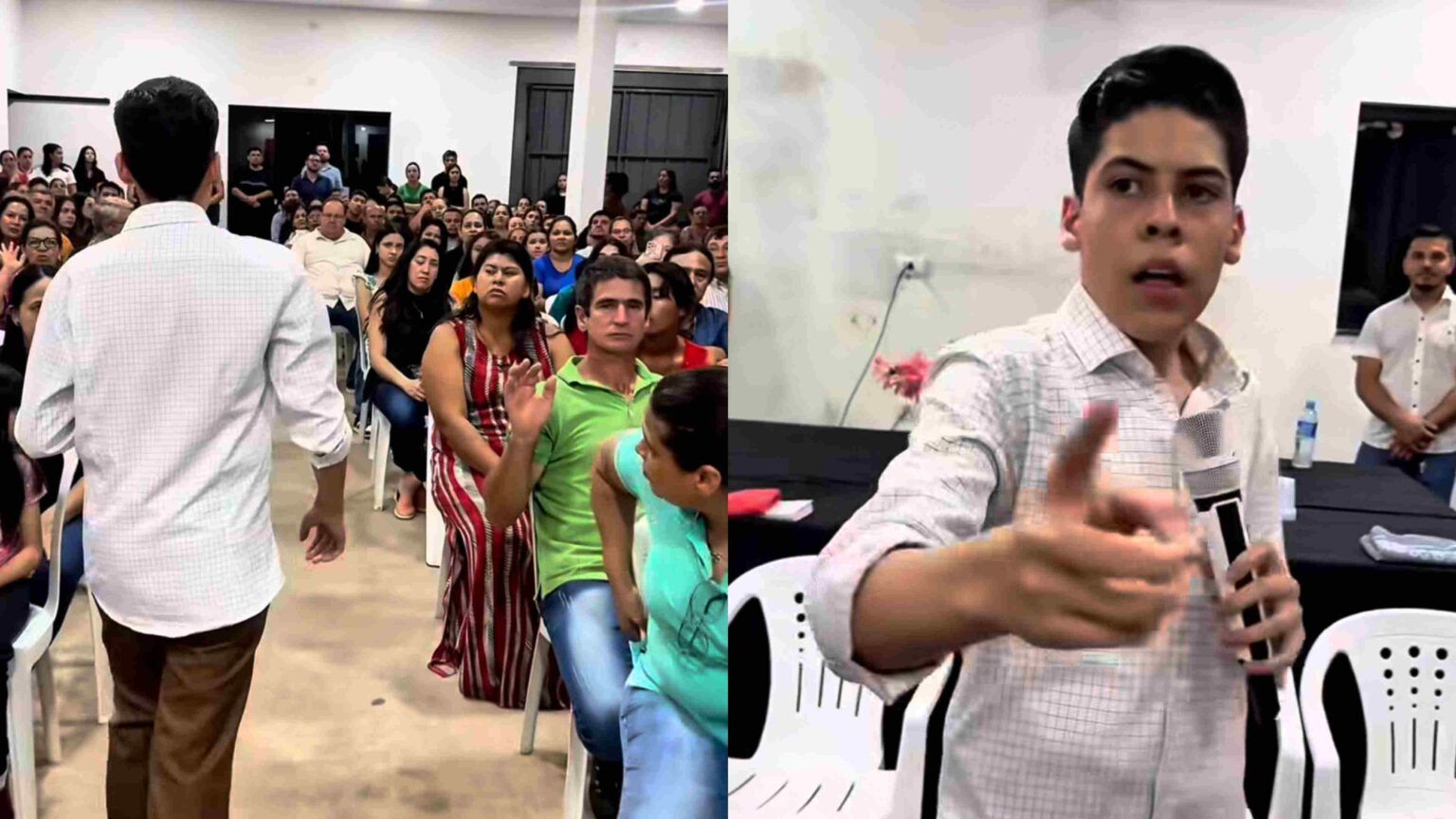 Pastor mirim explode com fiel ao ser chamado de falso profeta em igreja ...