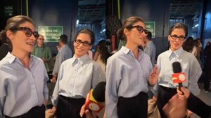 Renata Vasconcellos e Lanza Mazza. (Reprodução, X)