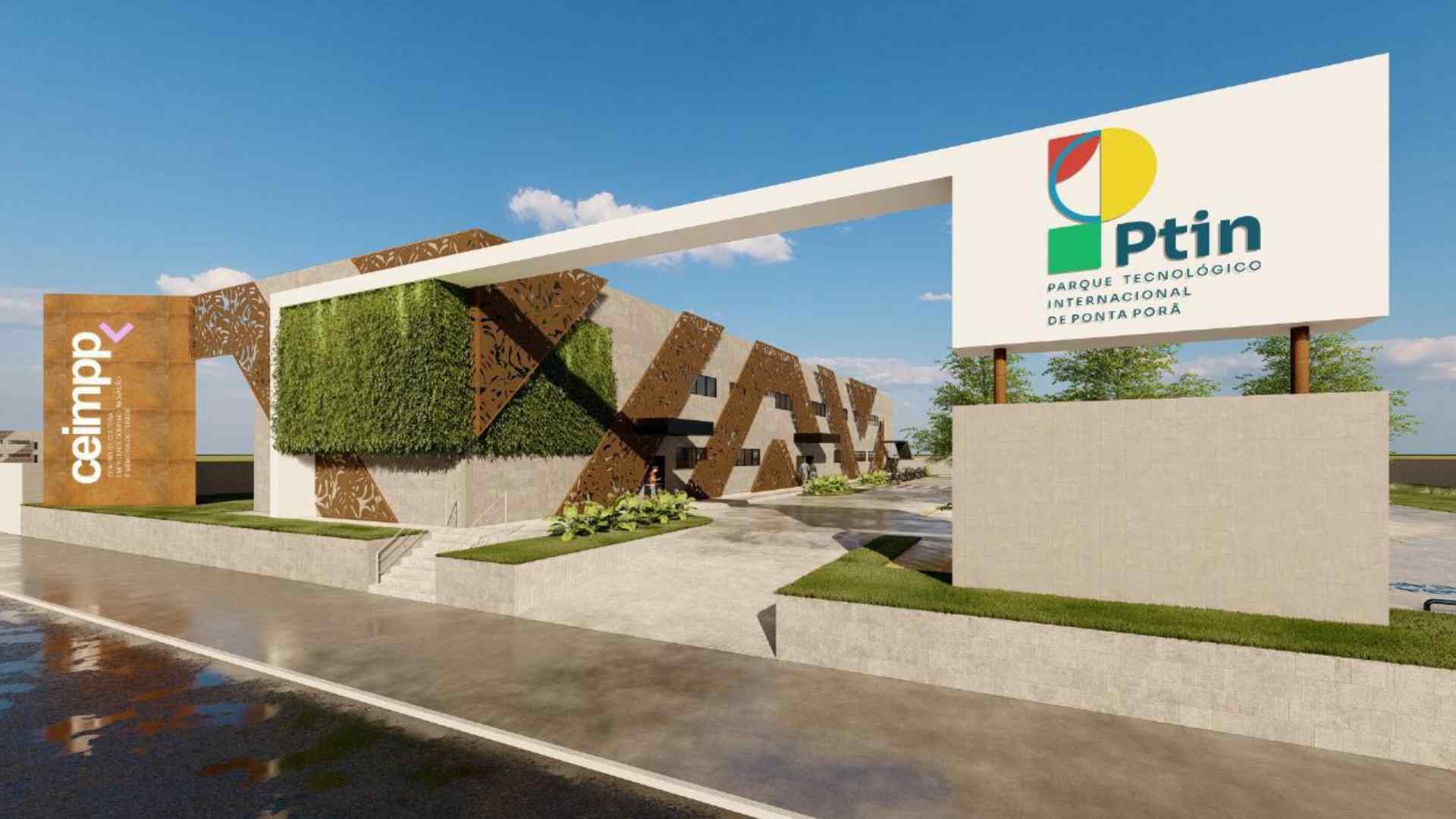 Revitalização da fachada do Parque Tecnológico de Ponta Porã vai custar ...