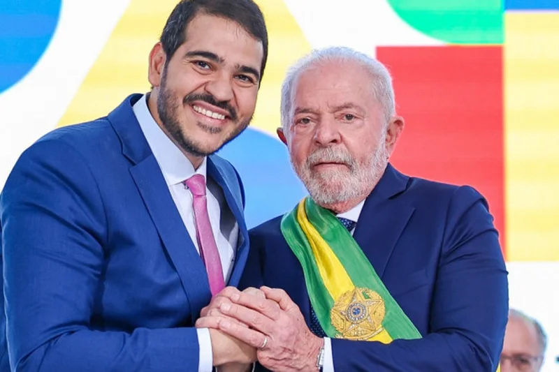 Jorge Messias e o presidente Lula. (Foto: Ricardo Stuckert)