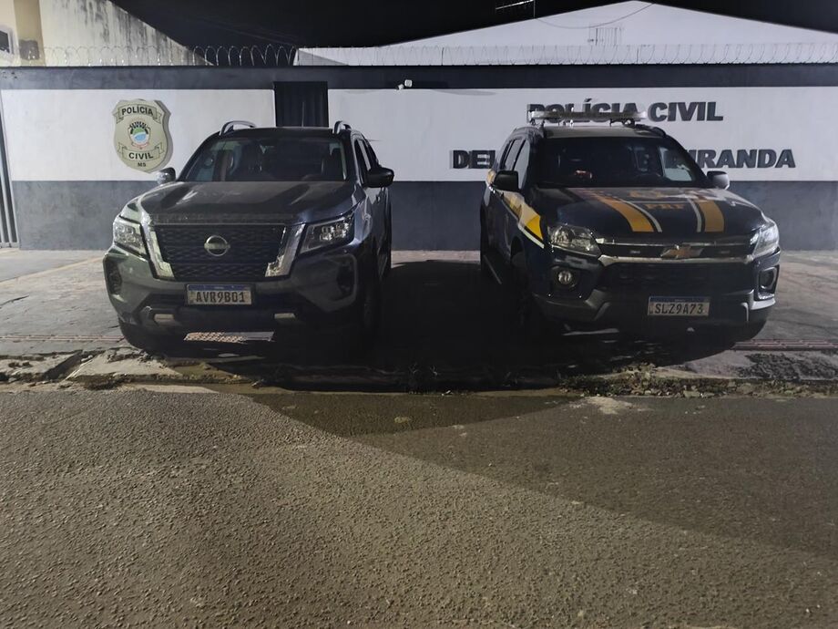 Veículo furtado no estado de SP é apreendido em Miranda