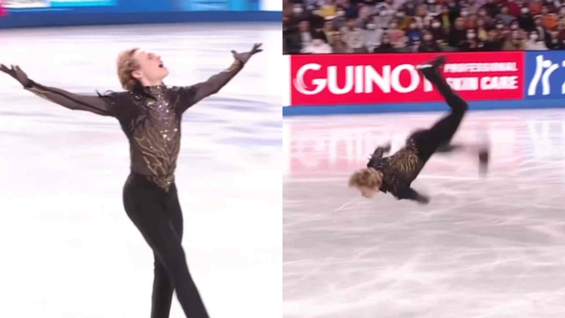 VÍDEO: No Japão, patinador quebra recorde com mortal de costas no gelo