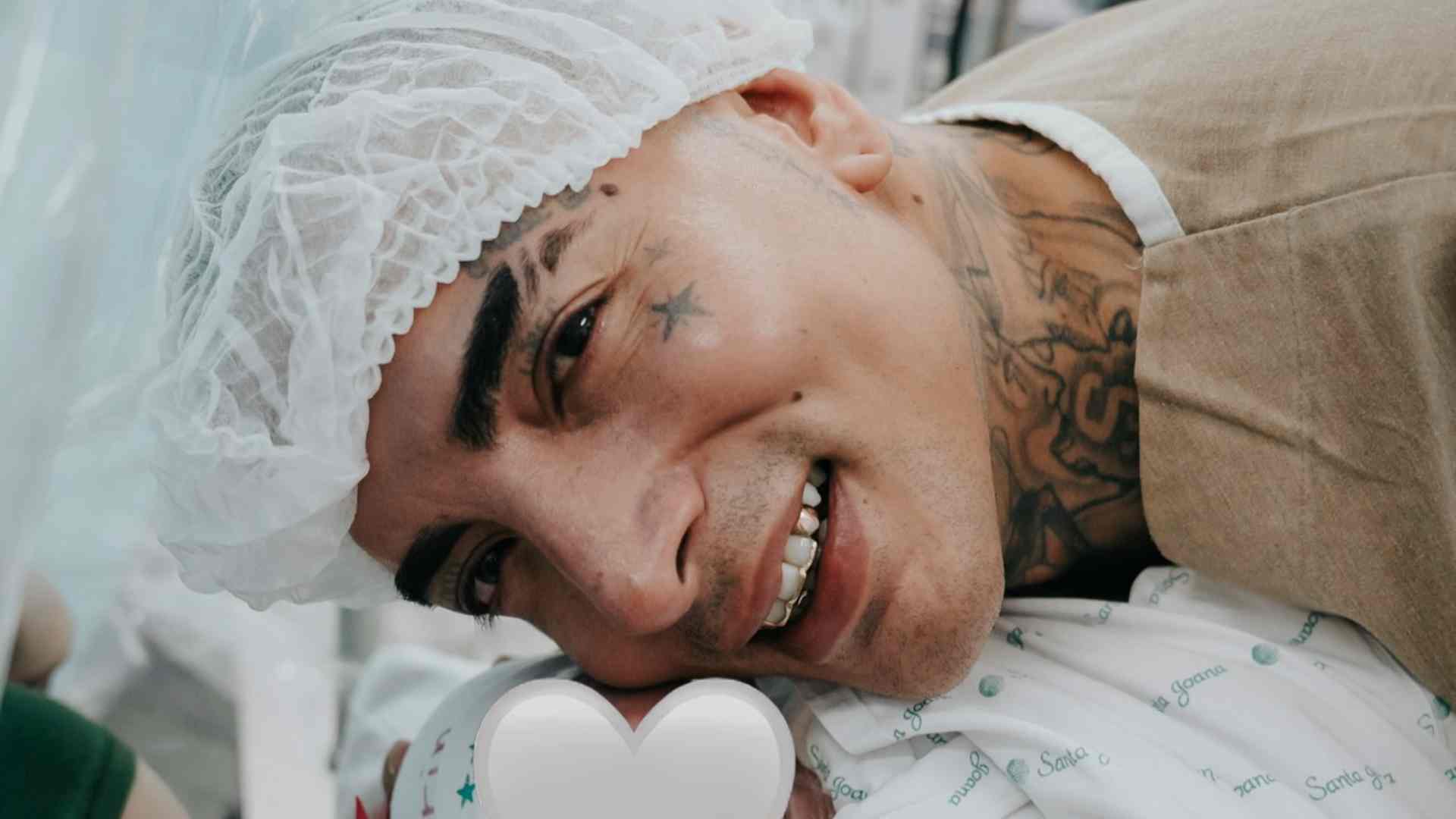 Nasce Yarin, a primeira filha de MC Guimê e Fernanda Stroschein