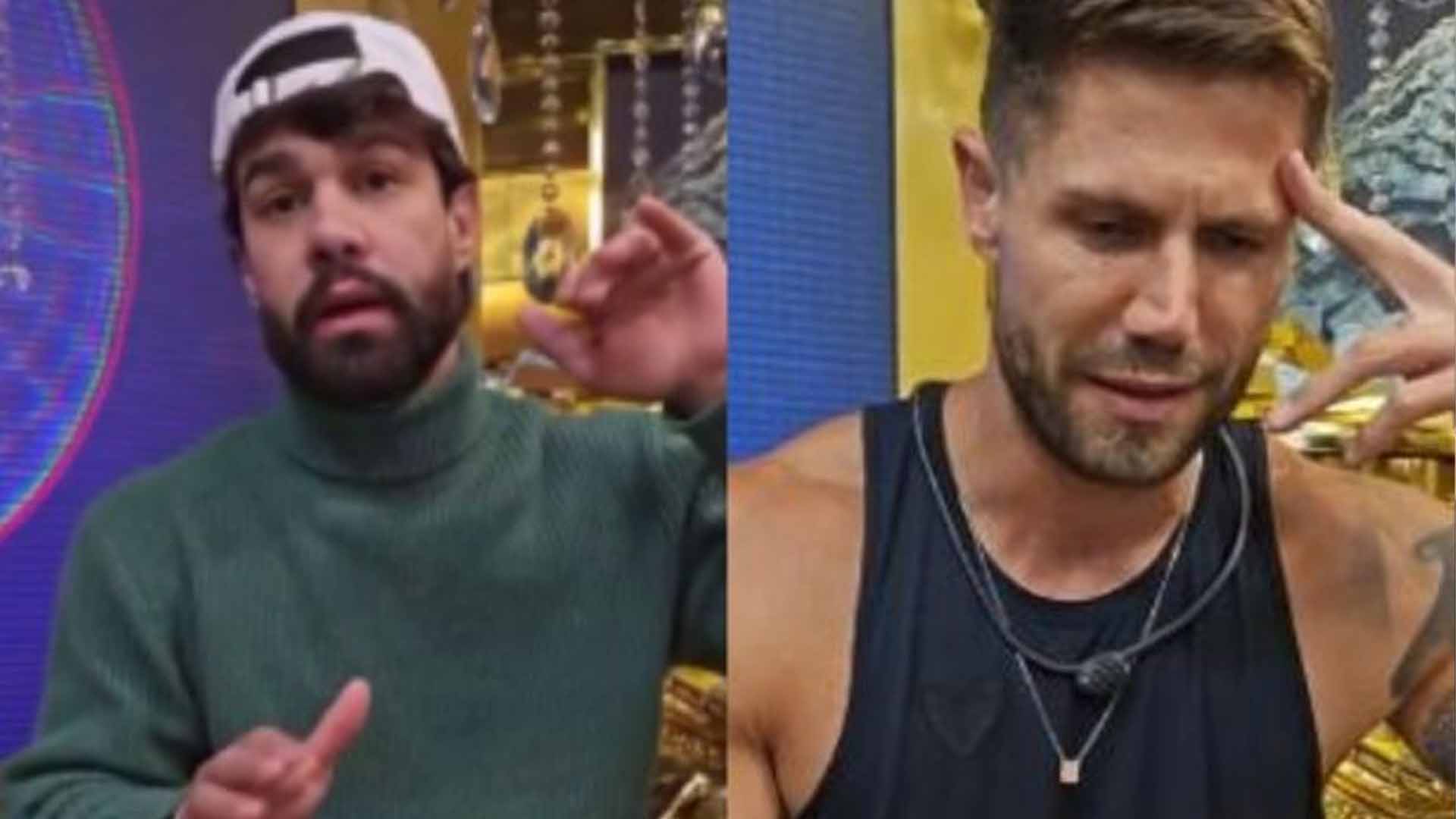 Paulo Augusto e Jonas. (Reprodução, TV Globo)