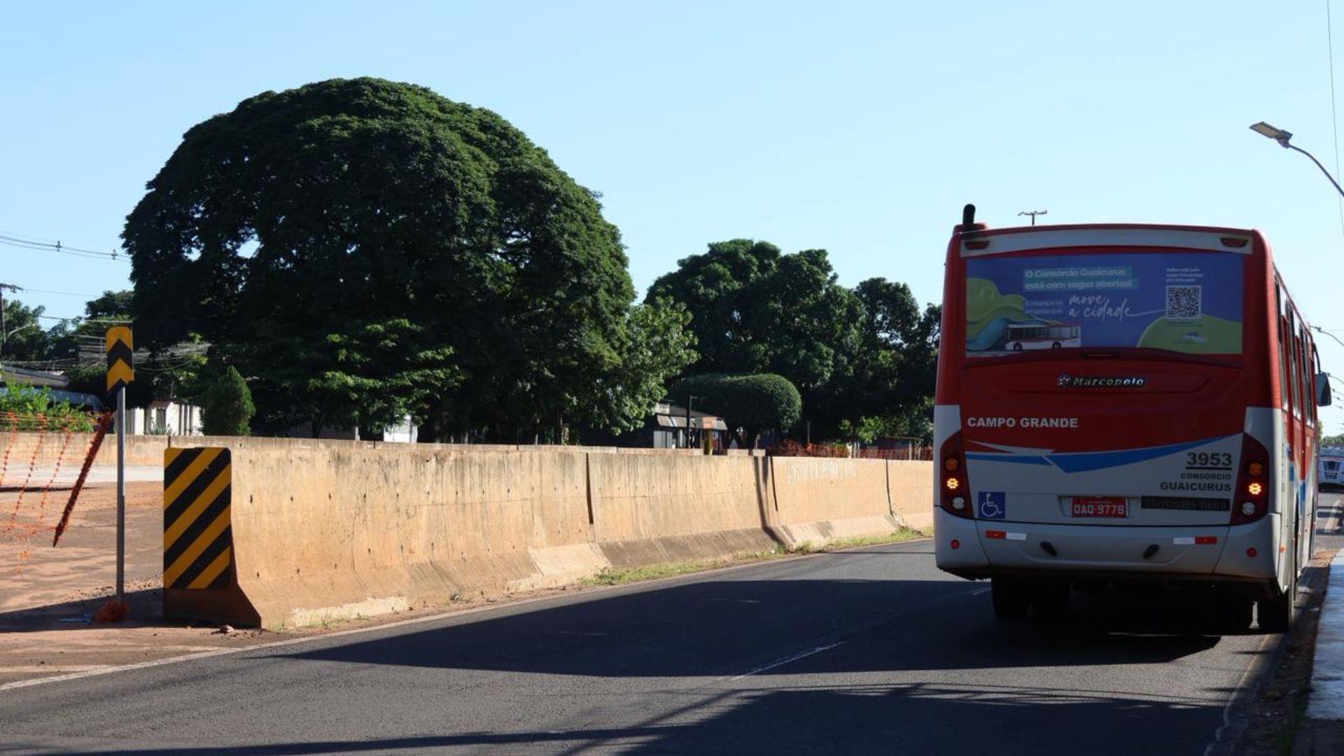 Avenida Gunter Hans, onde aconteceu o acidente. (Foto: Pietra Dorneles ...