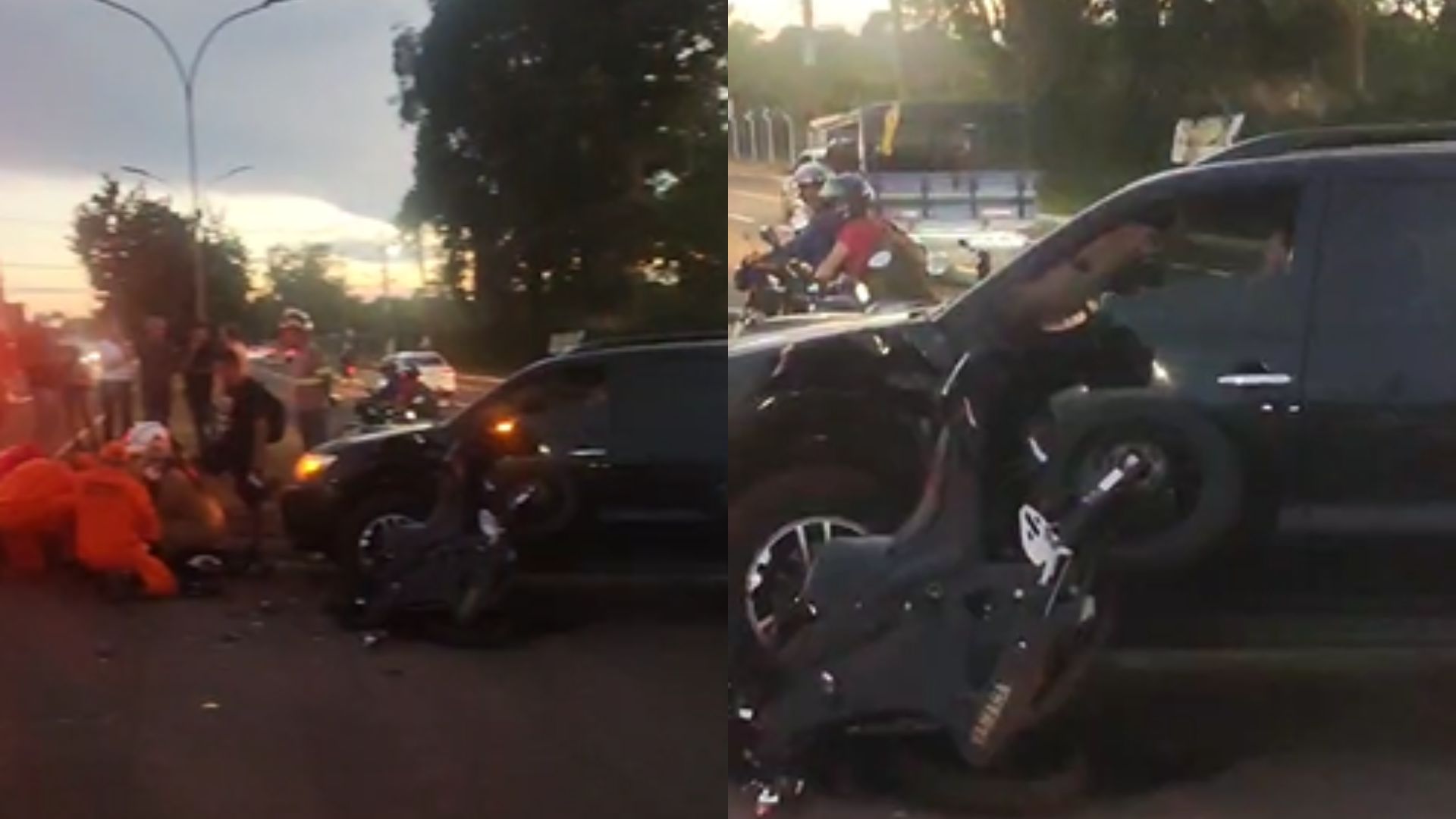 Motorista de carro tentava fazer conversão no momento da colisão ...
