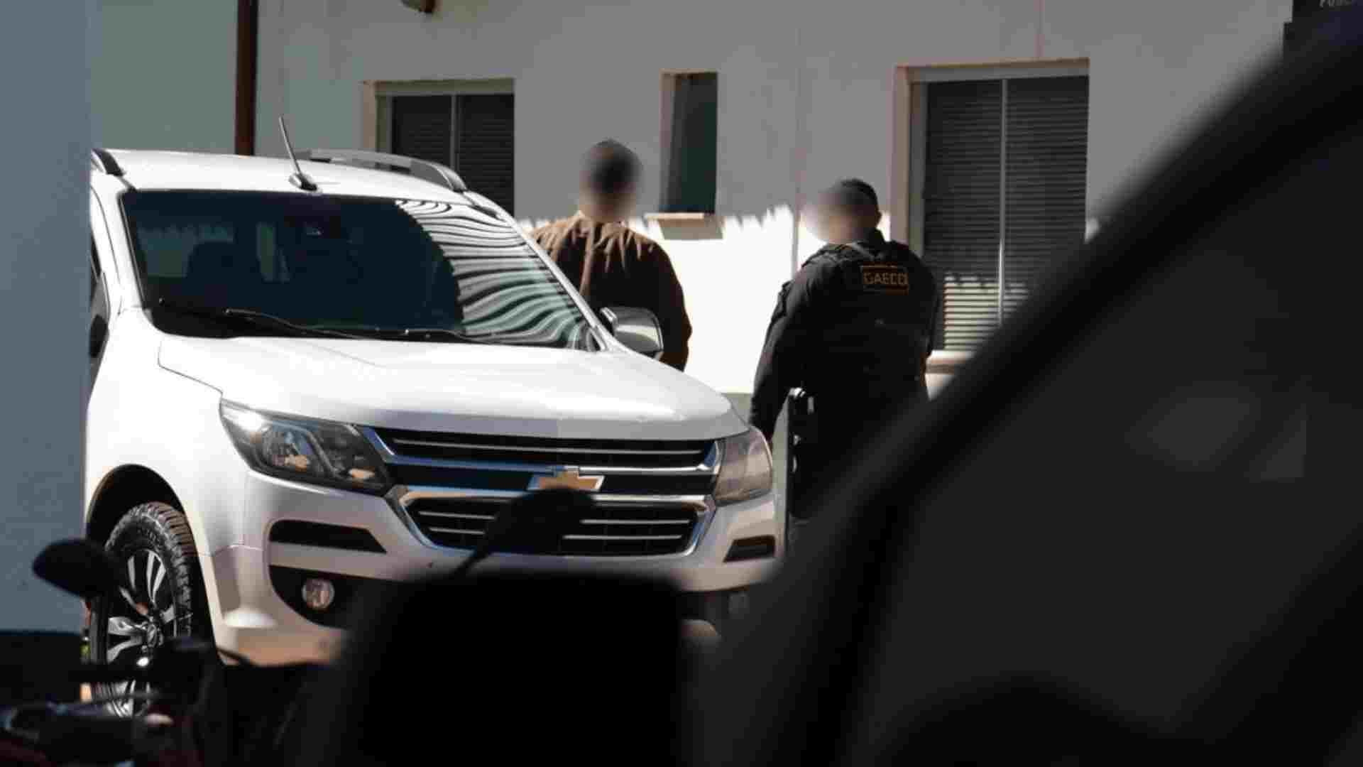 Prisão na Operação Buraco sem Fim. (Pietra Dorneles, Jornal Midiamax)